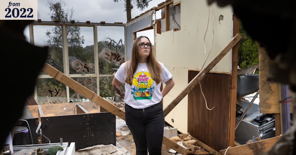 Dandenong Ranges storm: Willow Swaneveld, 21, has jumped at the sound ...