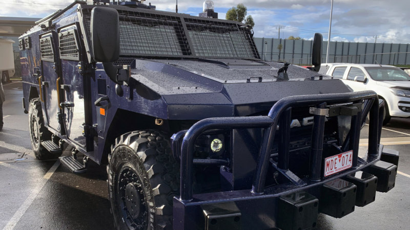 Armour-plated, high tech and $900k each - paddy wagons go Mad Max