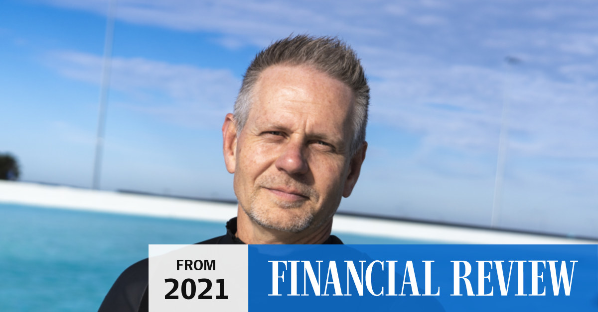 JP Morgan’s Simon Ranson rides the Urbnsurf wave