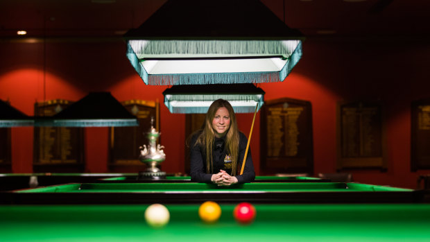 From piano to pool as woman billiards champ takes on men