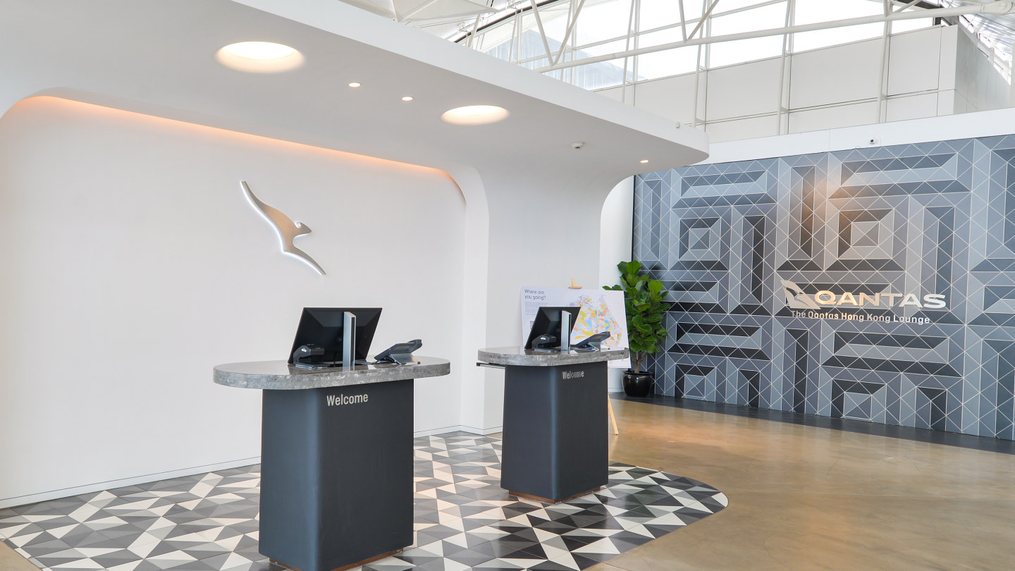 Qantas’ Hong Kong lounge finally reopens – after a refresh