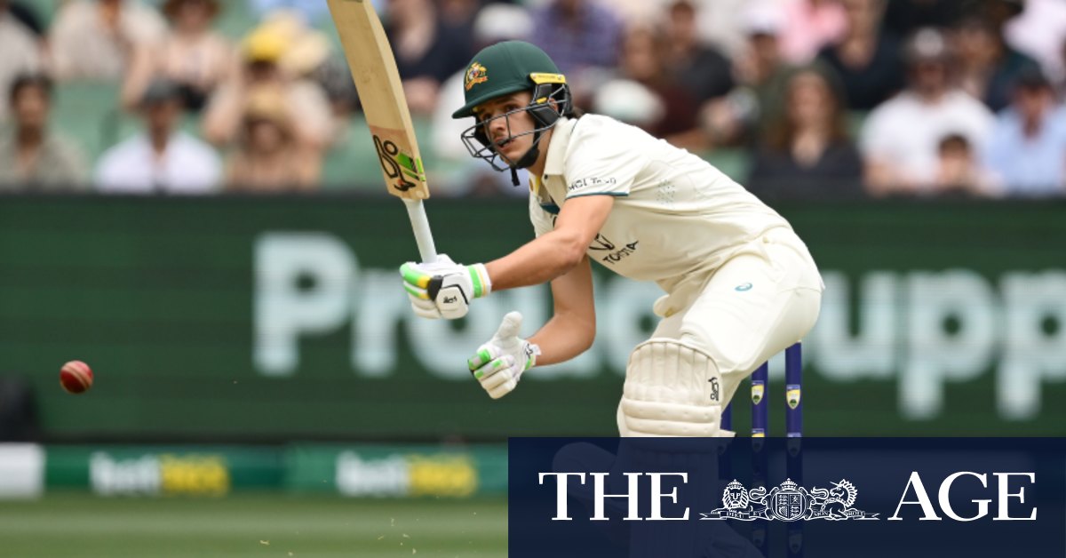 Boxing Day Test: Sam Konstas stuns on debut with audacious ramp shots ...
