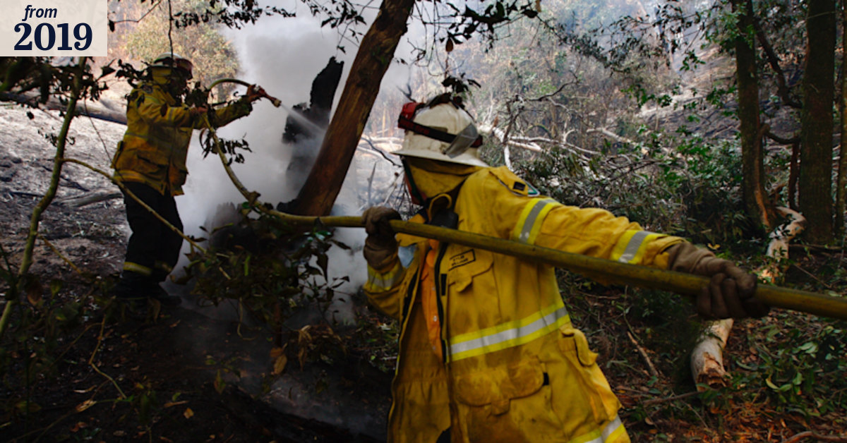NSW fires: Huge fire enters the Grose Valley