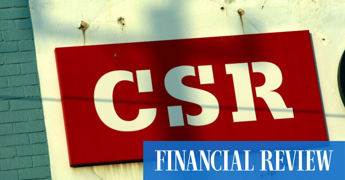 CSR ASX: Saint-Gobain’s $4.3b buyout of CSR brings exposure to a faster ...