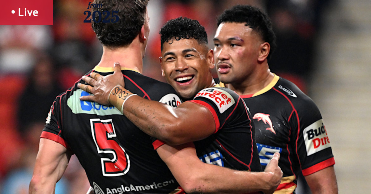 NRL 2025 round 14: St George Illawarra Dragons v Dolphins scores ...