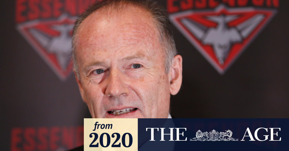 AFL 2020: Essendon Bombers name Paul Brasher to succeed Lindsay Tanner ...