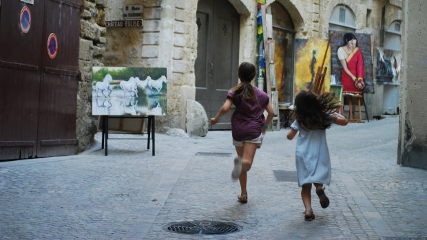 walking the same road