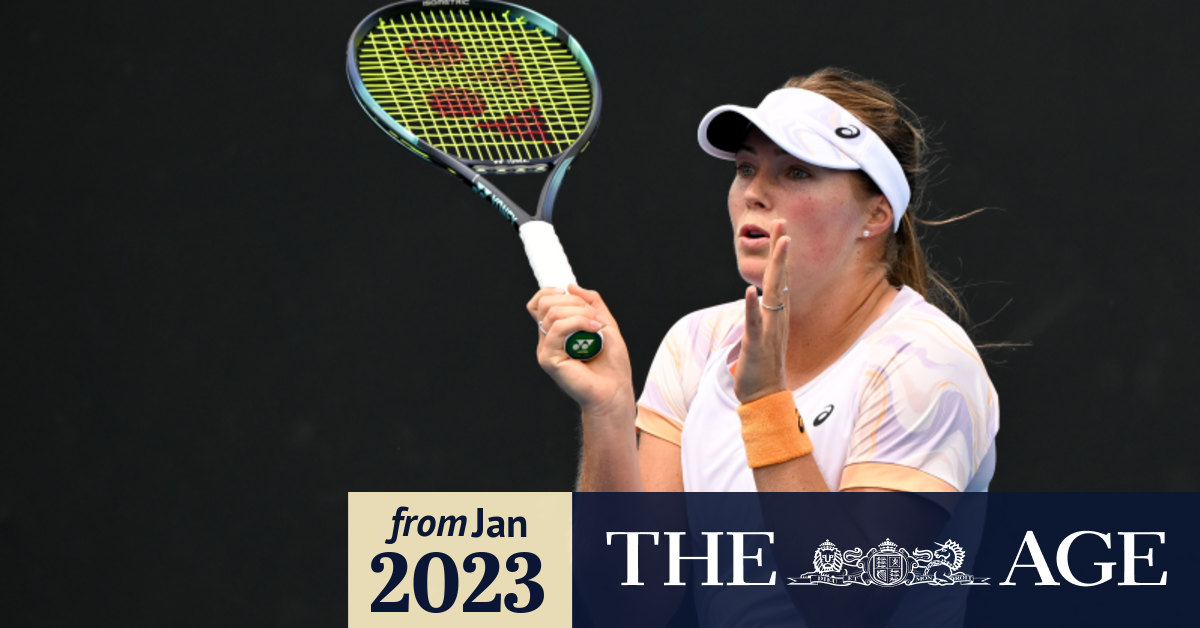 Australian Open 2023: Olivia Gadecki defeats Polina Kudermetova in ...