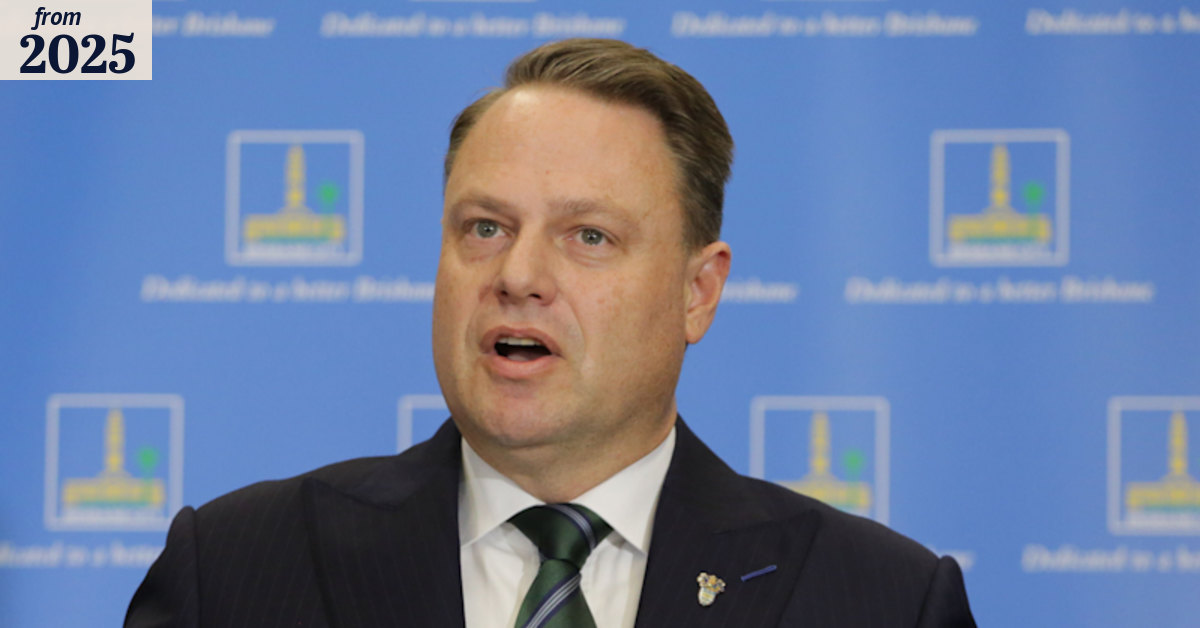 Lord Mayor Adrian Schrinner reveals concerns about Brisbane’s former ...