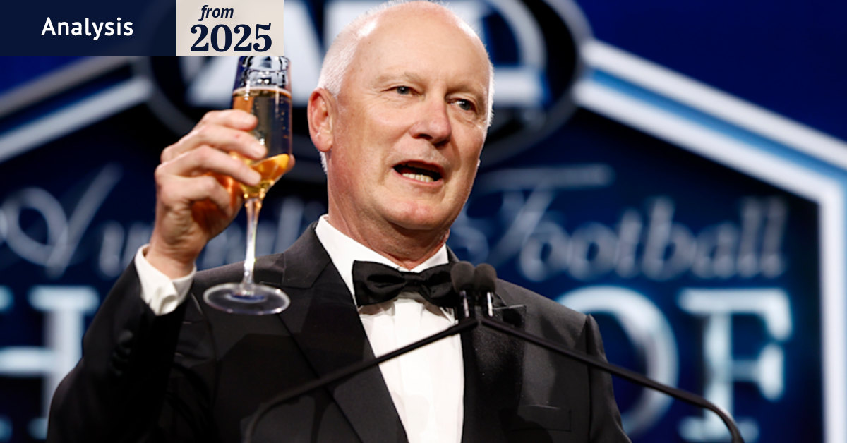 Richard Goyder is leaving the AFL. He’s foiled a plot on his way out