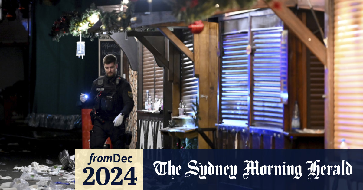 Magdeburg Christmas market attack: Car drives into crowd in Germany ...