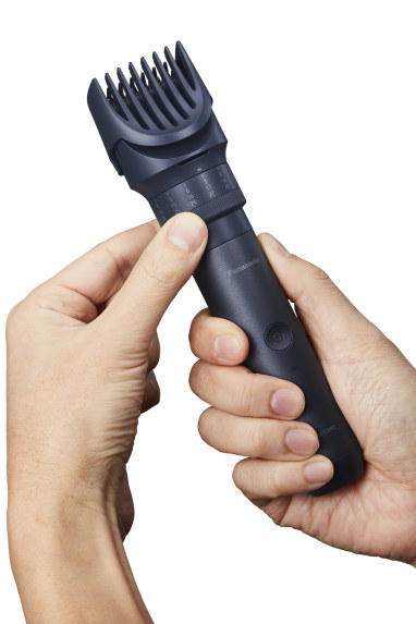 The Panasonic MultiShape comes with attachments to brush your teeth ...