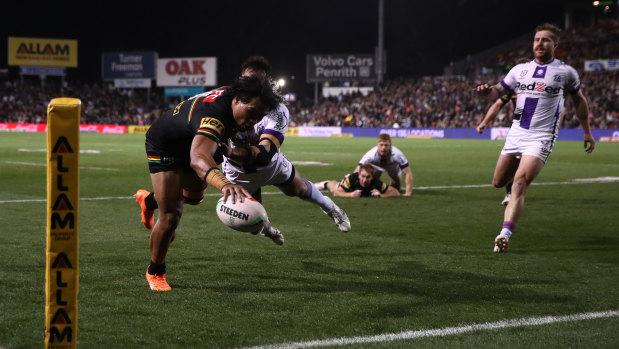 NRL 2023: Penrith Panthers defeat Melbourne Storm but sweat on Jarome ...