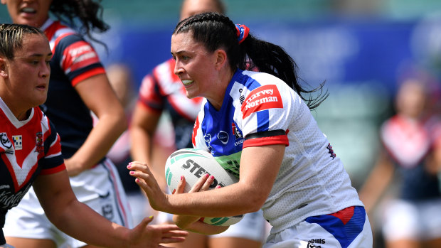 NRLW 2022: Fullback to the pack: Romy Teitzel’s shift fuels Newcastle ...