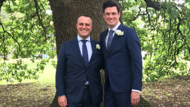 Liberal MP Tim Wilson weds after parliament proposal