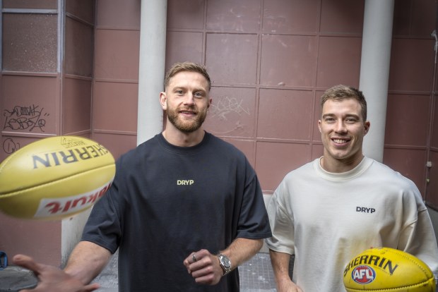 Essendon AFL stars Zach Merrett and Jayden Laverde wade into streetwear ...