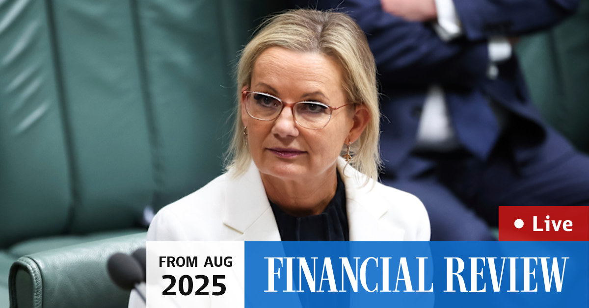 Australia news headlines from Monday 25th August 2025: Sussan Ley says ...