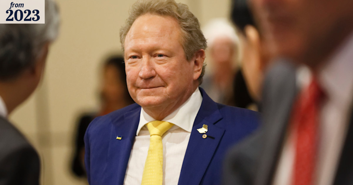 Fortescue’s Andrew Forrest opens up on executive exodus