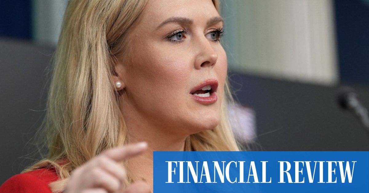 Karoline Leavitt, White House press secretary, cops flak for “Made in ...