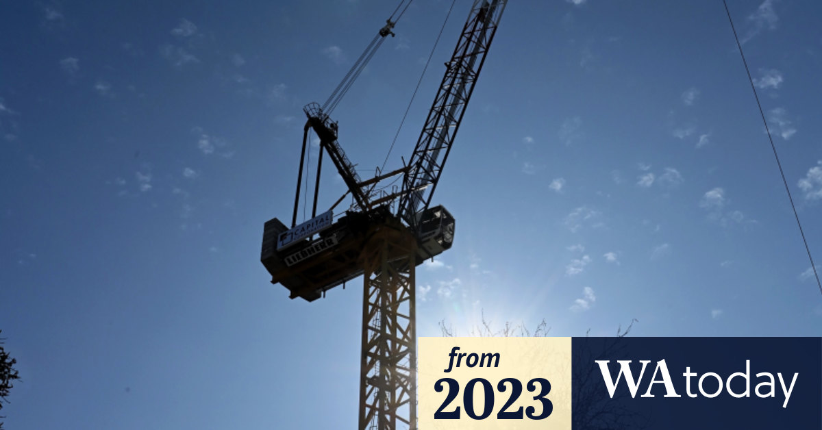 Cranes across Perth at a standstill after operator dies falling off ladder