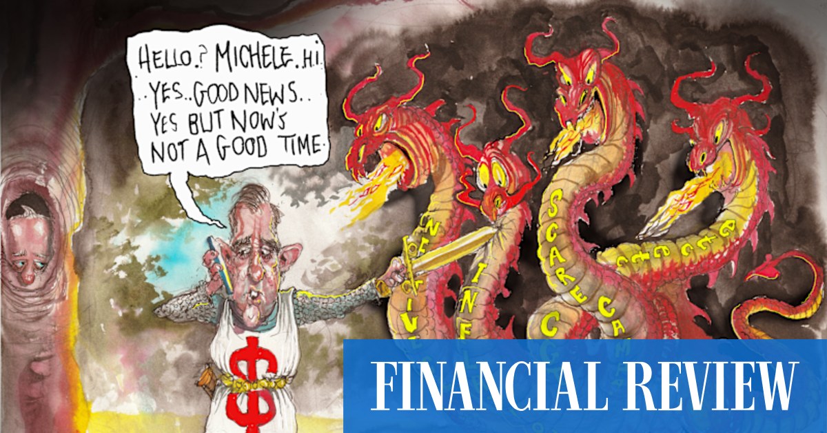 David Rowe cartoons for the Australian Financial Review May 2026