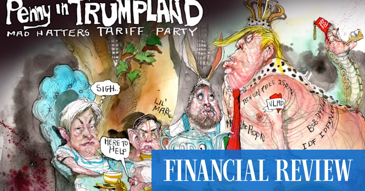 David Rowe cartoons for the Australian Financial Review June 2025