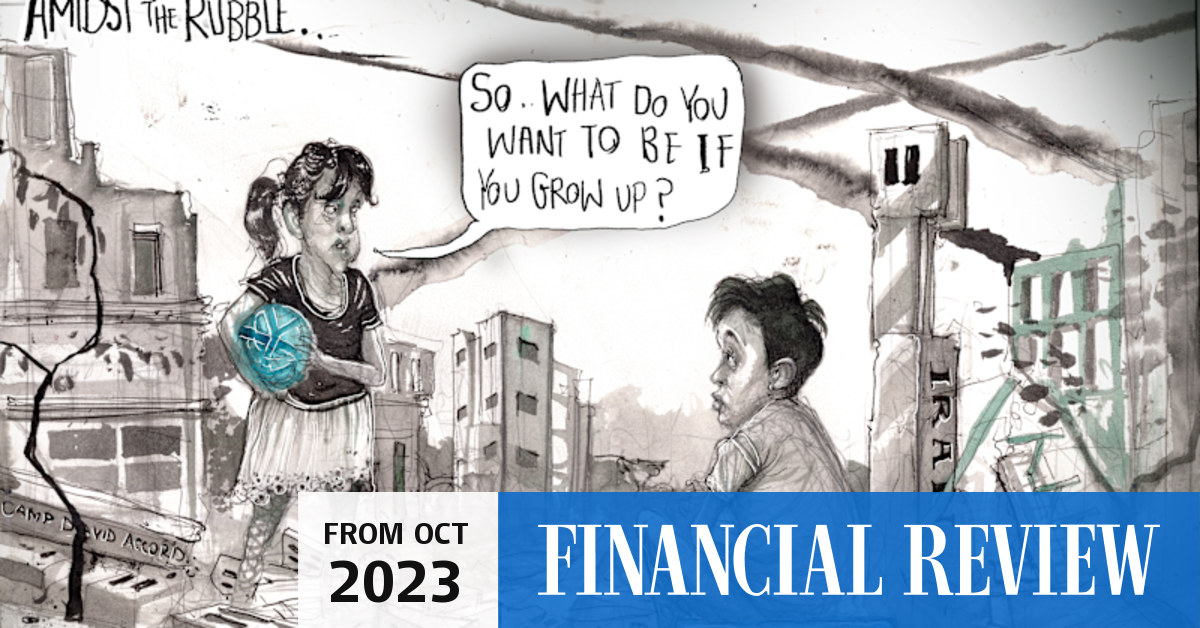 David Rowe cartoons for the Australian Financial Review 2023