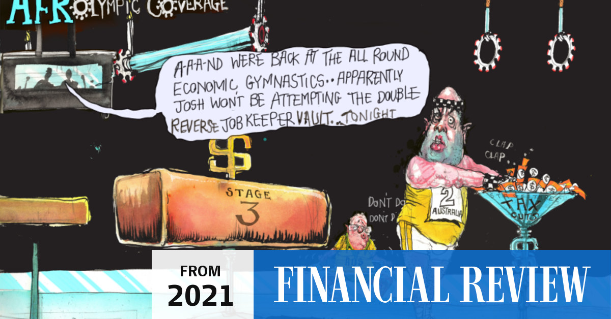 David Rowe AFR cartoons for July 2021