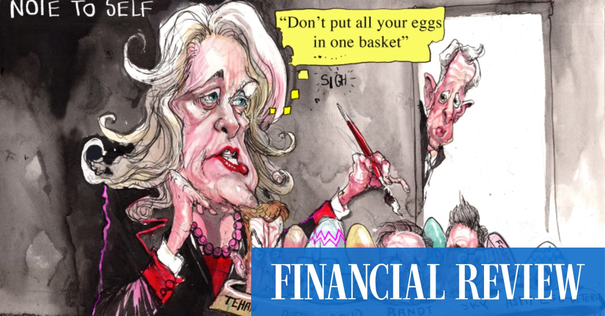 David Rowe cartoons for the Australian Financial Review March 2024