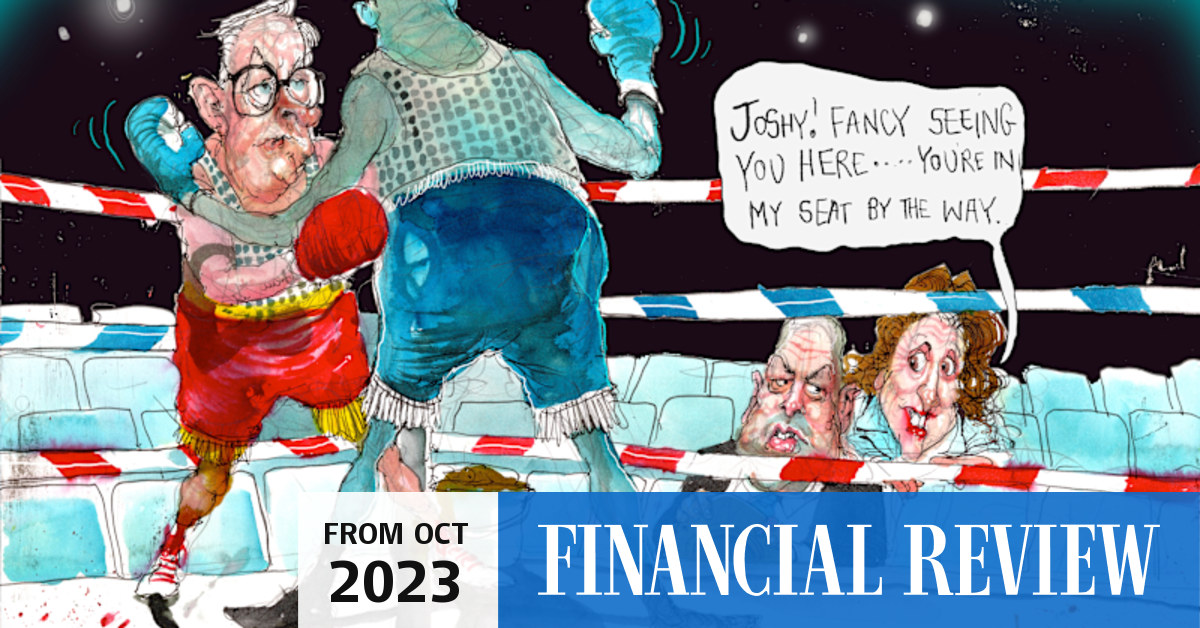 David Rowe cartoons for the Australian Financial Review October 2023