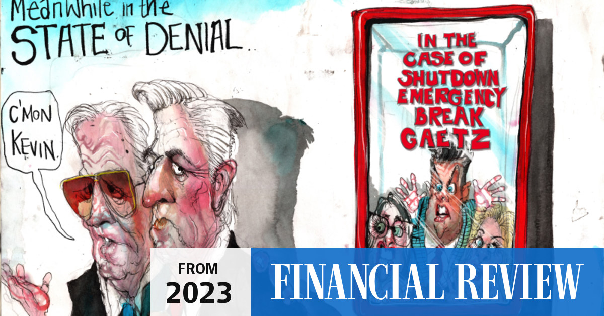 David Rowe cartoons for the Australian Financial Review September 2023