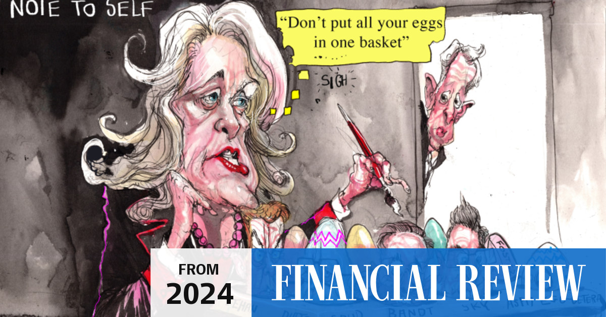 David Rowe cartoons for the Australian Financial Review March 2024
