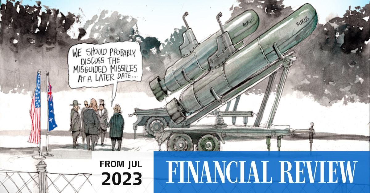 David Rowe cartoons for the Australian Financial Review 2023