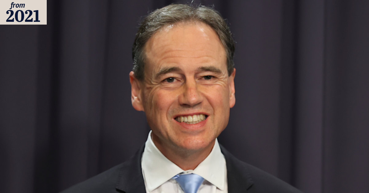 Health Minister Greg Hunt to leave politics at next election