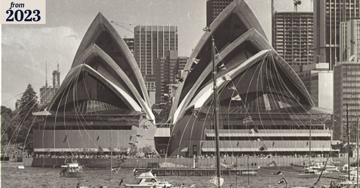 When the Sydney Opera House opened 50 years ago, we all won the lottery