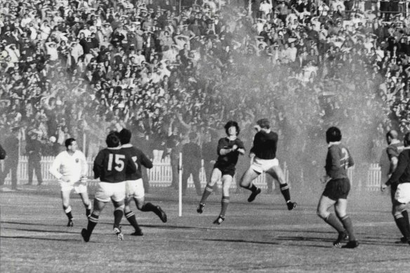 From the Archives, 1971: Protesters block the Springbok game twice