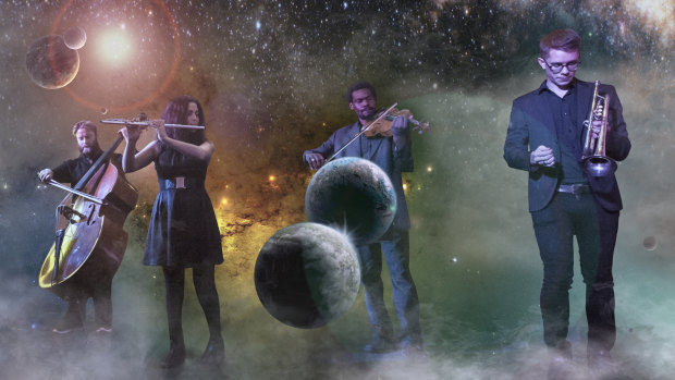 Take a journey into outer space with this jazz quartet