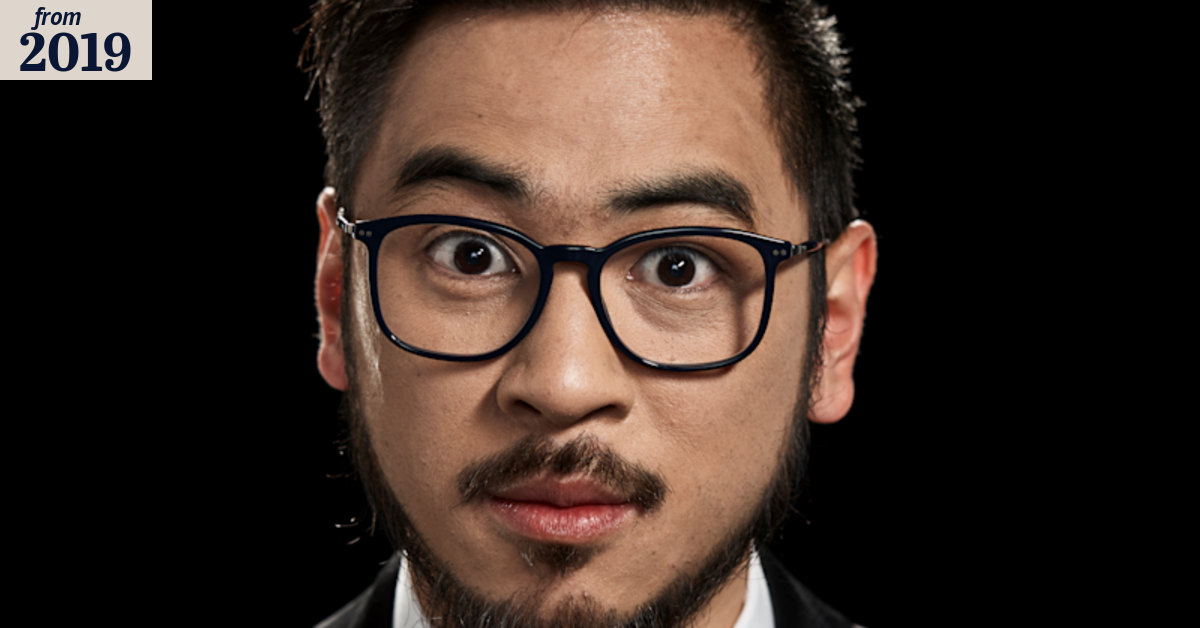 Feed presenter Michael Hing takes in a different view