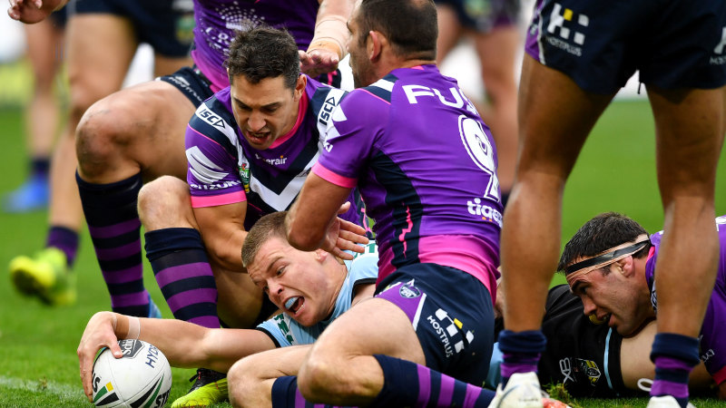 Sharks claim memorable win against Storm