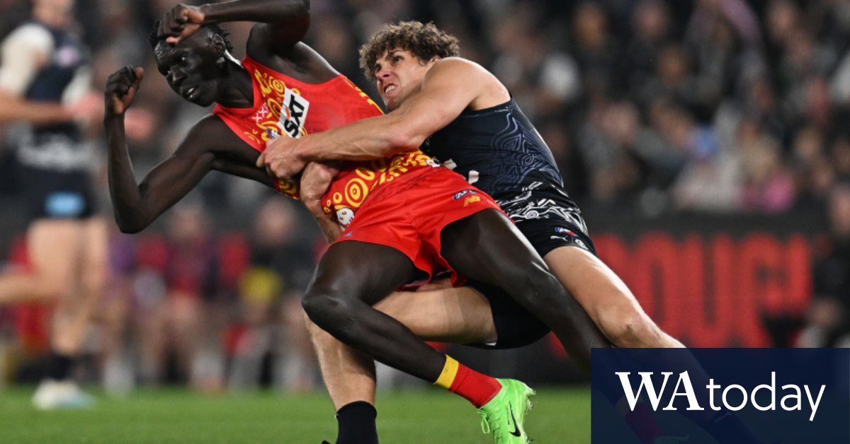 AFL: ‘It is dangerous’: Damien Hardwick and Michael Voss tackle umpires