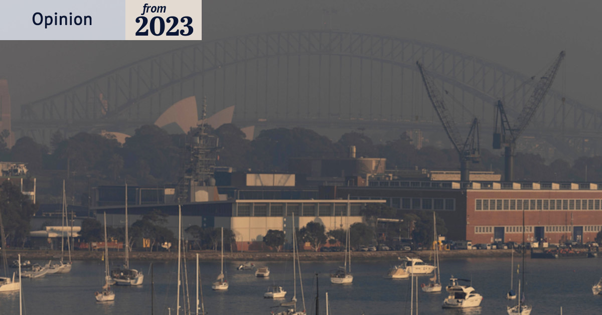 Sydney smoke: It’s time to stop Sydneysiders sharing one gigantic ciggie