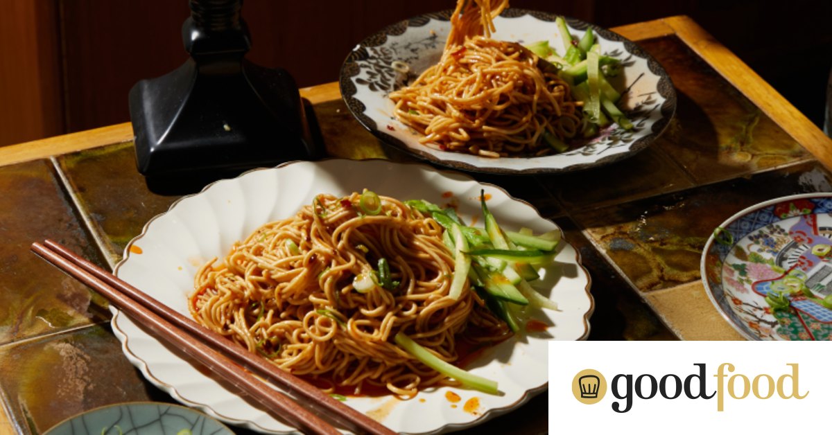 Sichuan cold noodles (liang mian) recipe with homemade chilli oil from ...