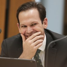 Matt Canavan stars in Press Gallery cricket showdown