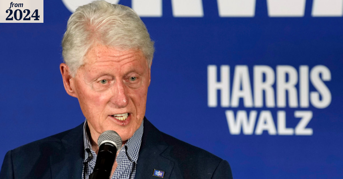 US election 2024: Bill Clinton appears at Black Voters for Harris-Walz ...