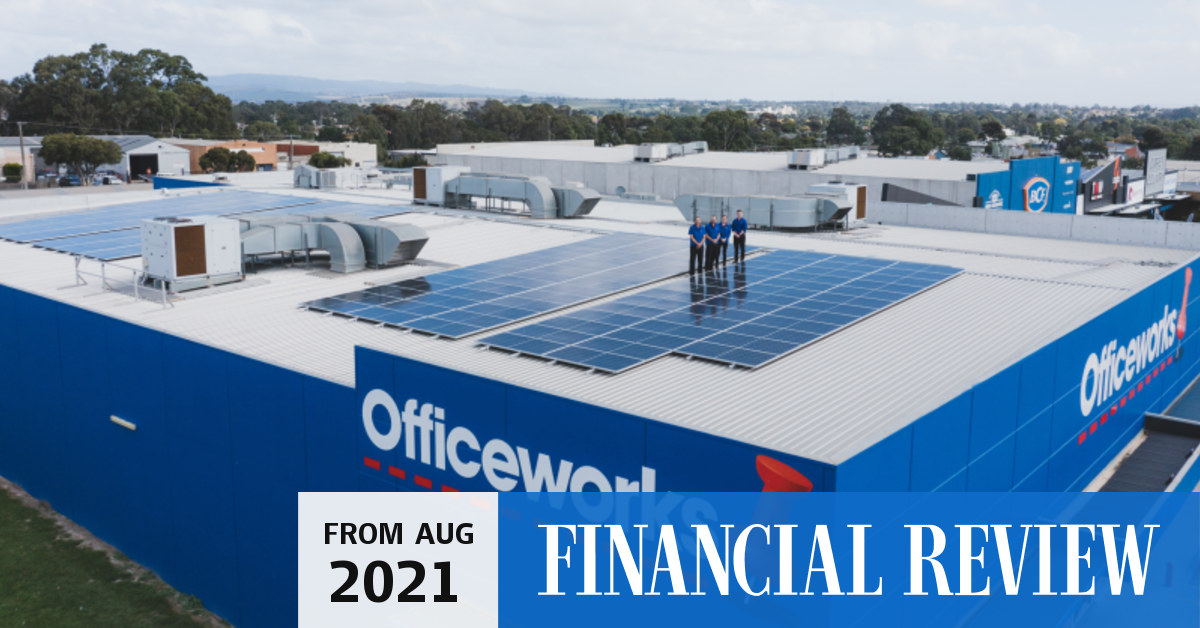Officeworks sticks to sustainability goals as office products boom