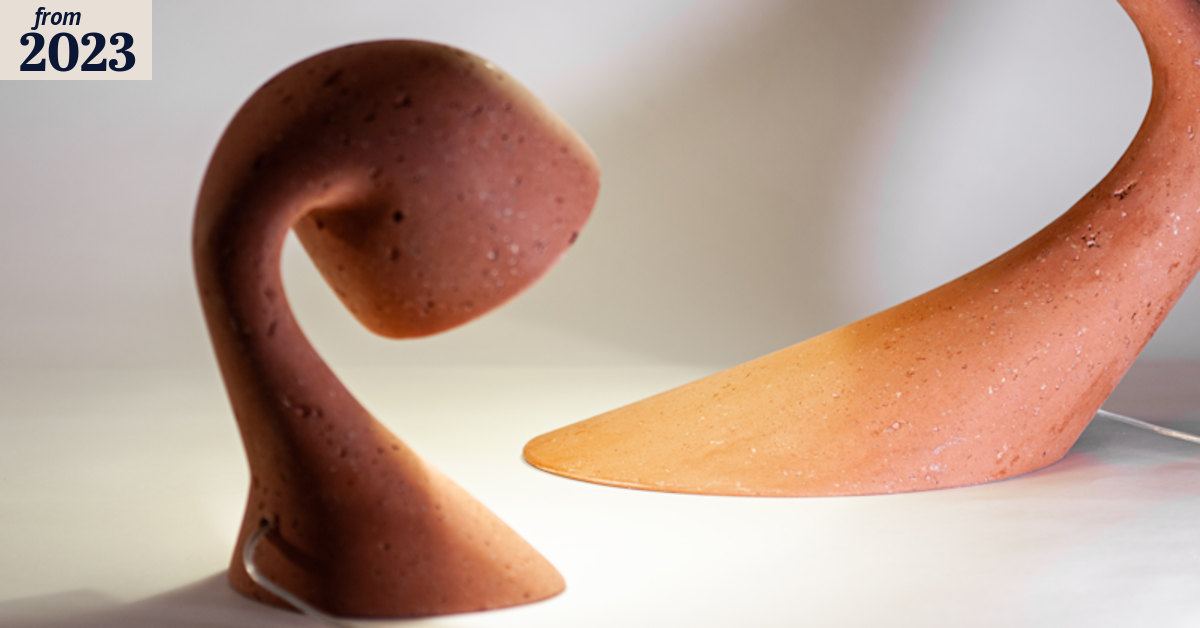 Henri Dejeant is making light work of recycled papier-mâché