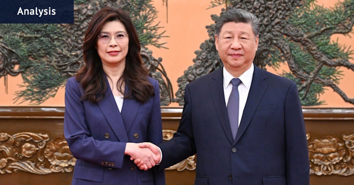 China-Taiwan relations: Opposition leader Cheng Li-wun visits Beijing ...