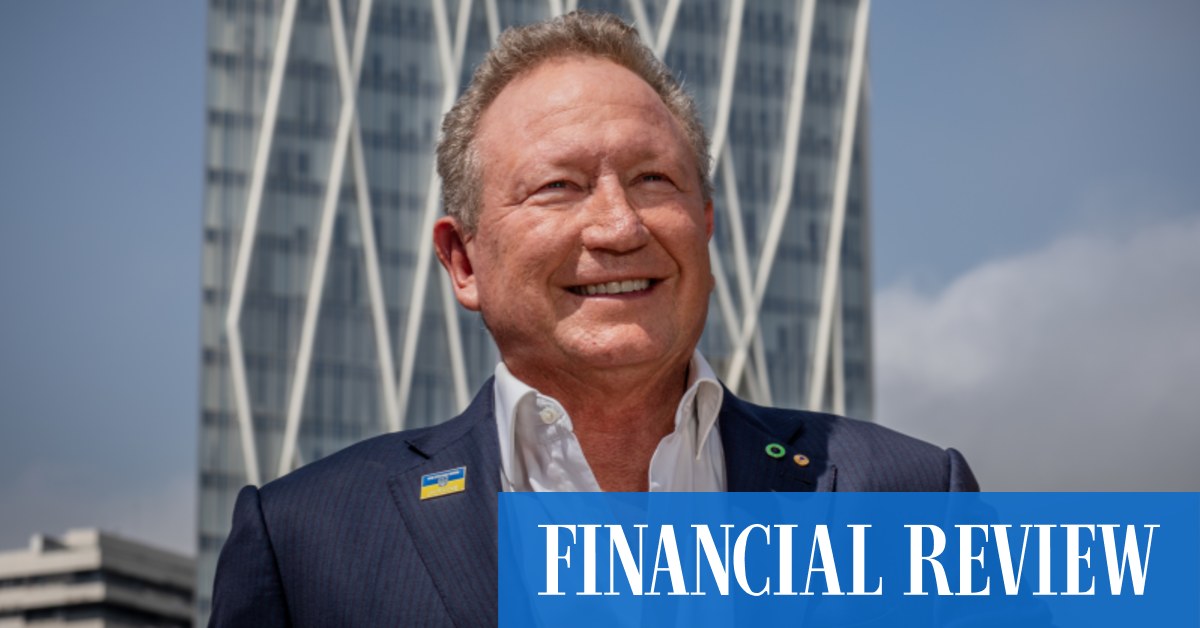 Andrew Forrest takes back the wheel at Fortescue Metals in executive ...