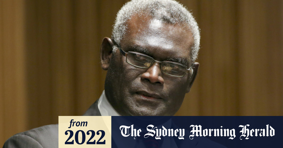 Manassaeh Sogavare: How Australia, Anthony Albanese must help navigate ...