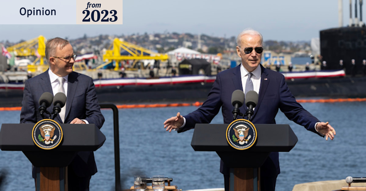 AUKUS submarines deal binds us to a country that is politically unstable